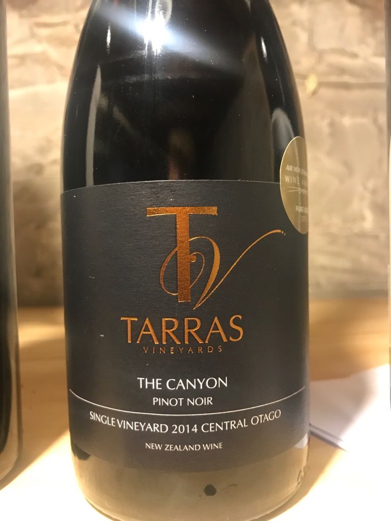 2017 Tarras Pinot Noir The Canyon, New Zealand, South Island, Otago ...