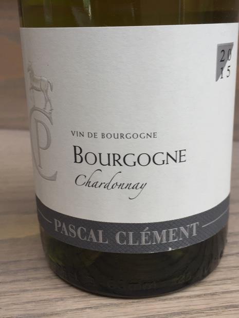2015 Pascal Clément Bourgogne Blanc, France, Burgundy, Bourgogne Blanc ...