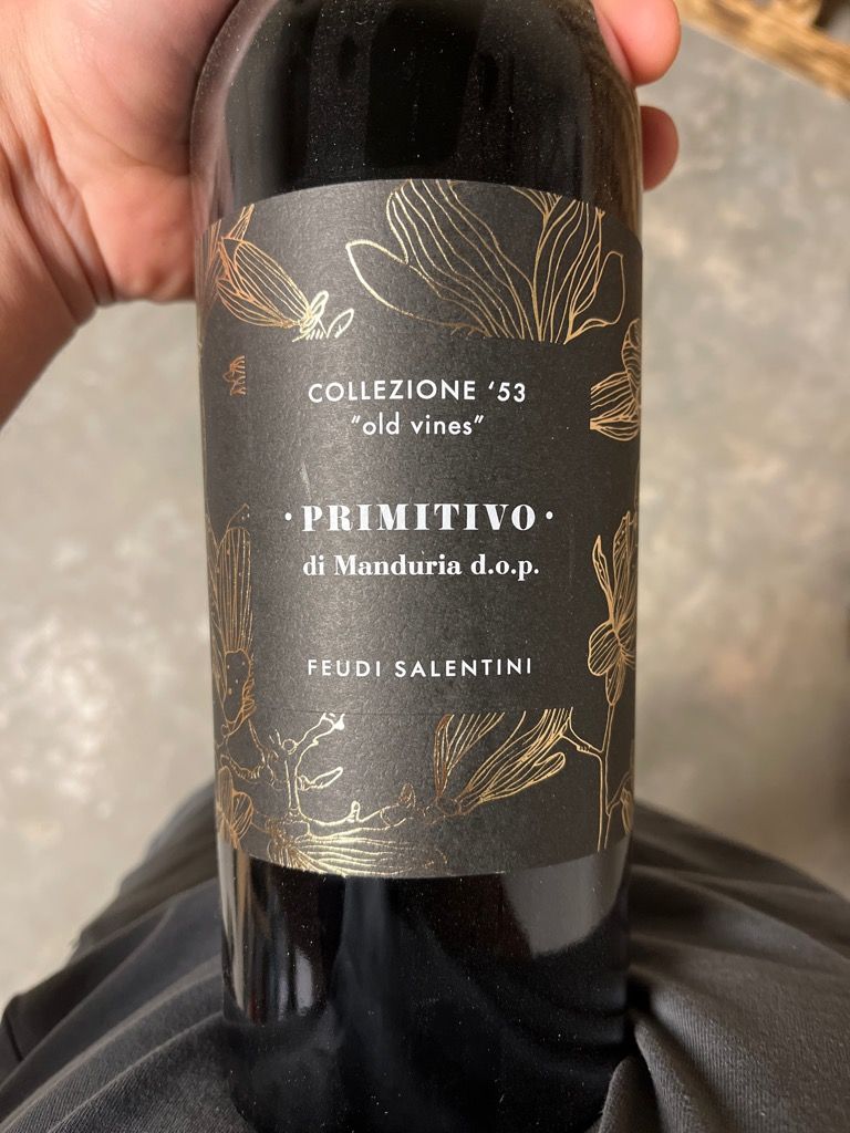 2019 Feudi Salentini Primitivo di Manduria Collezione '53 Old Vines ...