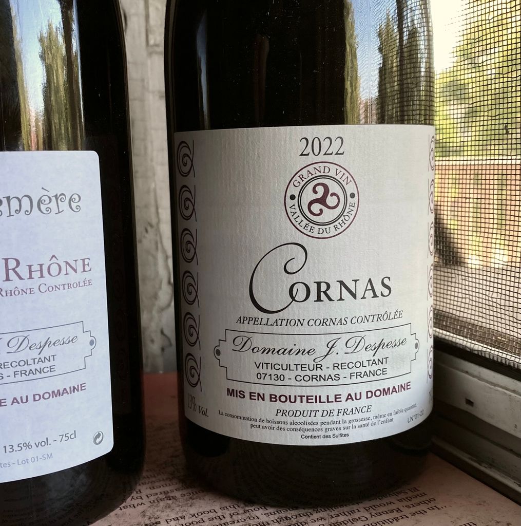 2023 Jerome Despesse Cornas, France, Rhône, Northern Rhône, Cornas ...