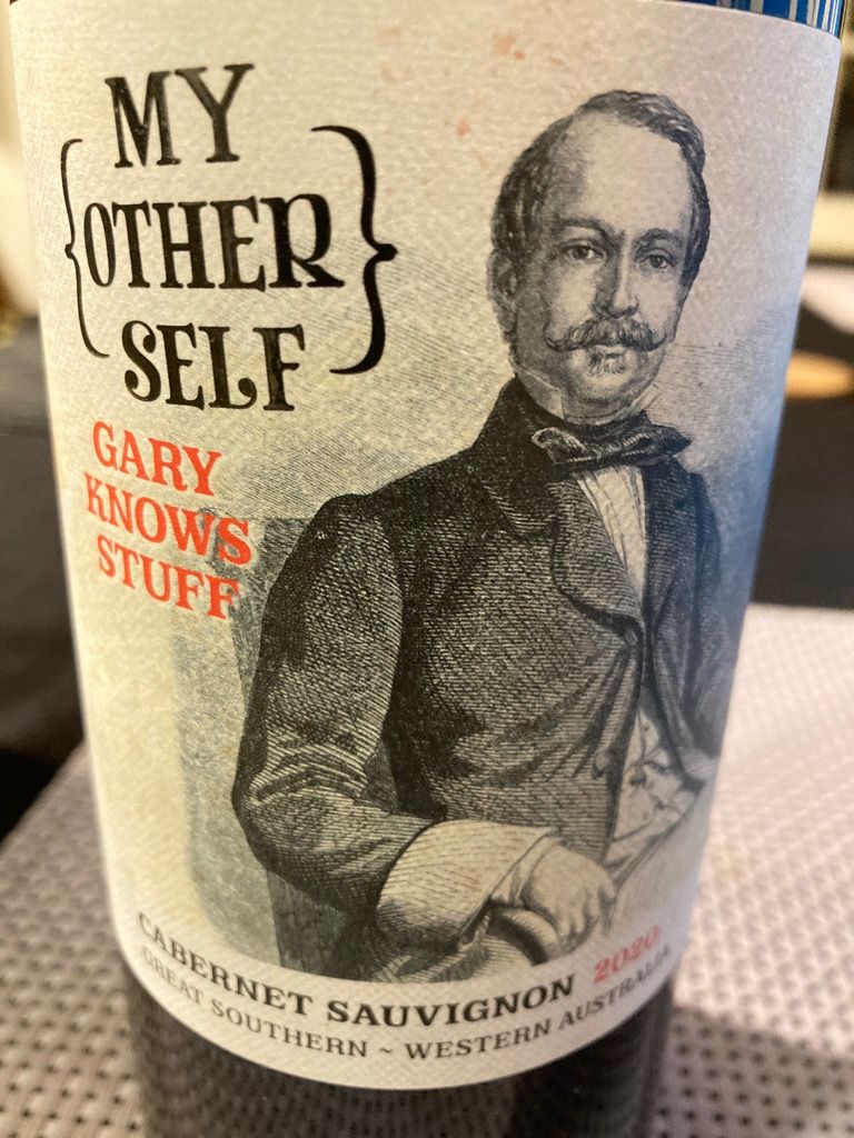 2021 Gary Stokes Cabernet Sauvignon My Other Self, Australia, Western ...