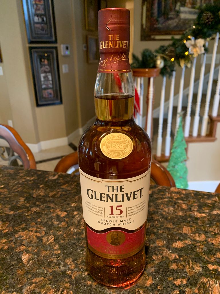 2023 The Glenlivet 15 Year Old Single Malt Scotch Whisky, 40%, United ...