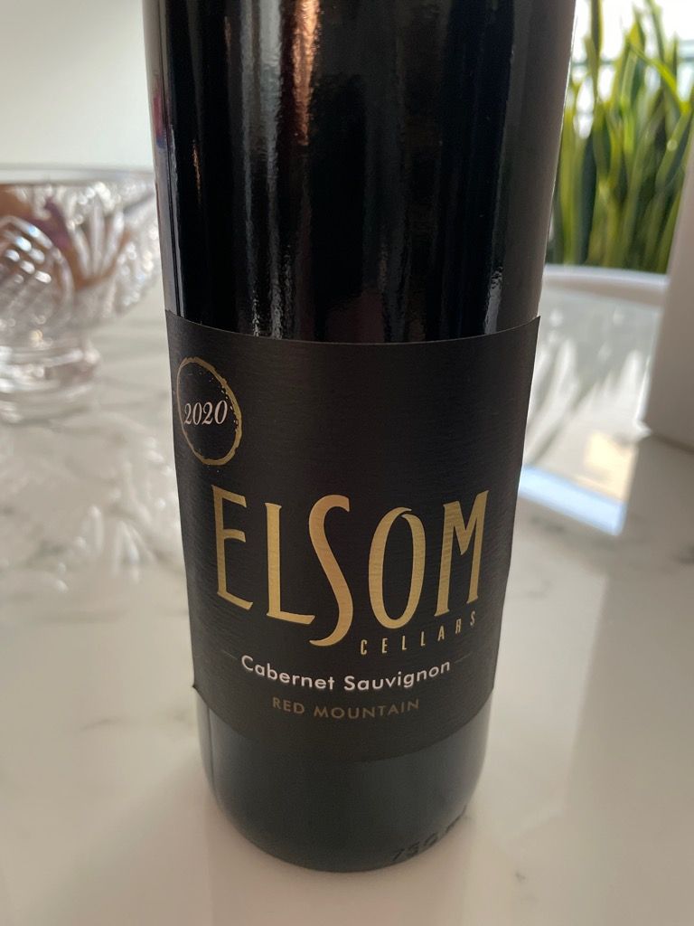2020 Elsom Cellars Cabernet Sauvignon, USA, Washington, Columbia Valley ...