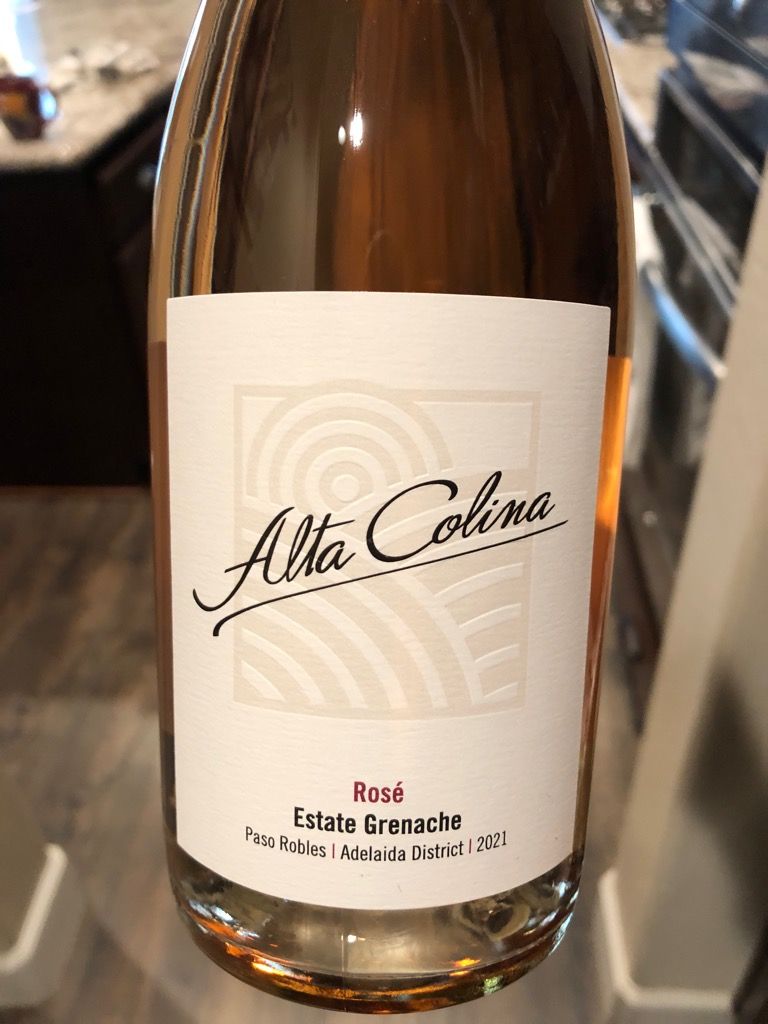 2021 Alta Colina Rosé, USA, California, Central Coast, Paso Robles ...