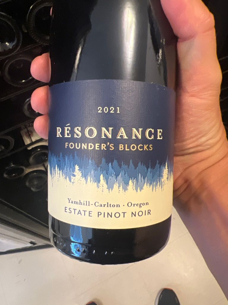 2021 Résonance Pinot Noir Founders Block, USA, Oregon, Willamette ...