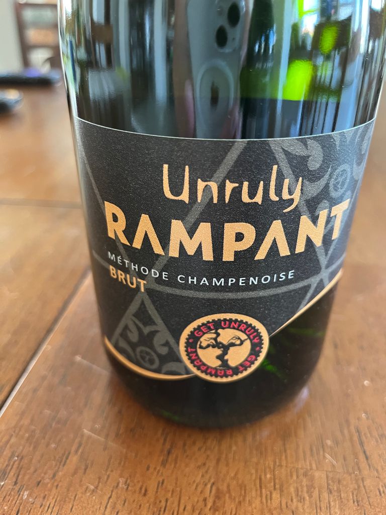 NV Unruly Wine Cellars Chardonnay Rampant Brut California, USA ...