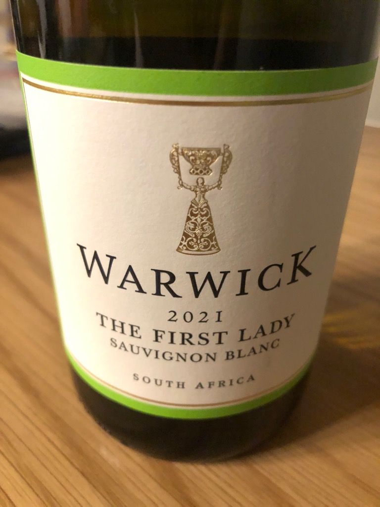2021 Warwick Estate Sauvignon Blanc The First Lady, South Africa ...