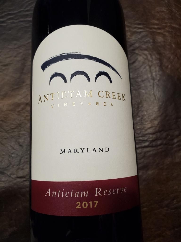 2019 Antietam Creek Vineyards Reserve, USA, Maryland - CellarTracker