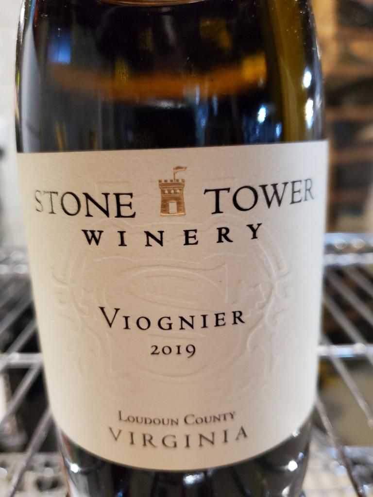 2020 Stone Tower Winery Viognier, USA, Virginia, Northern Virginia ...