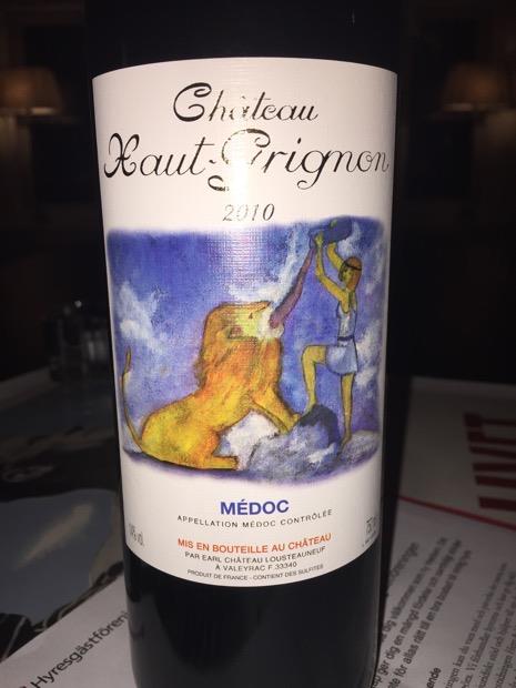 2011 Château Haut-Grignon, France, Bordeaux, Médoc - CellarTracker