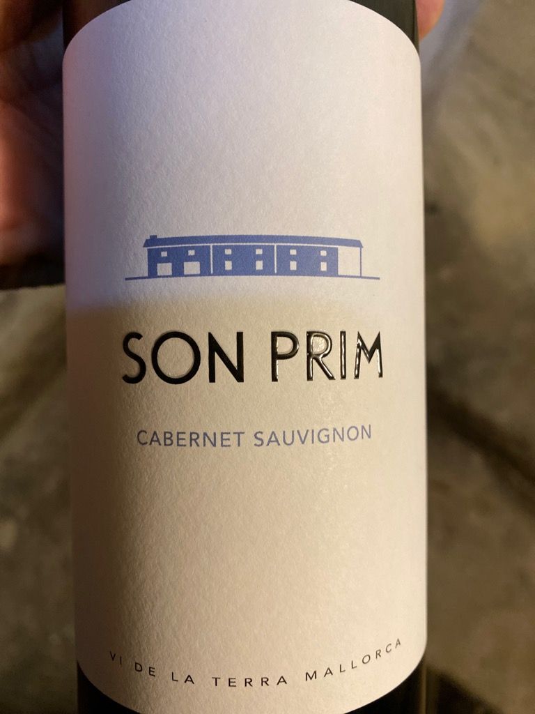 2017 Son prim Cabernet Sauvignon Vi de La Tierra Mallorca, Spain ...