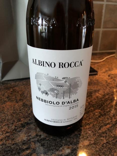 2015 Albino Rocca Nebbiolo d'Alba, Italy, Piedmont, Alba, Nebbiolo d ...