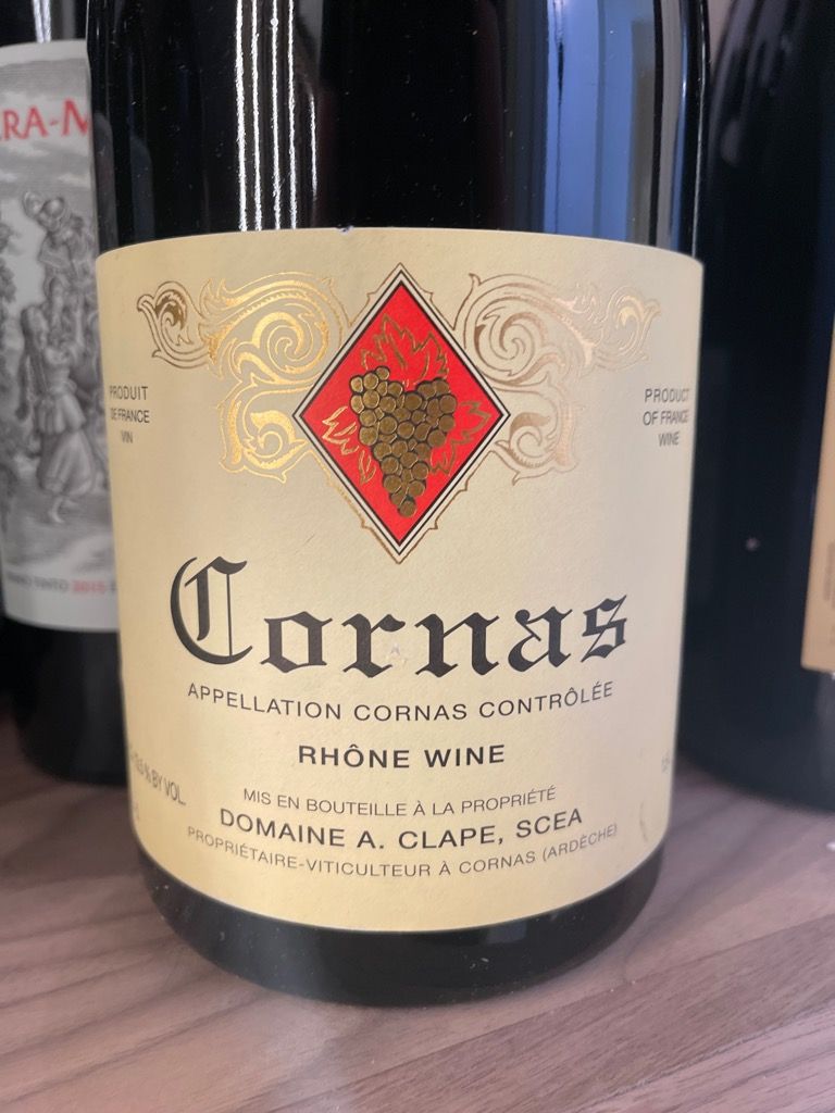 2016 Domaine Auguste Clape Cornas, France, Rhône, Northern Rhône ...