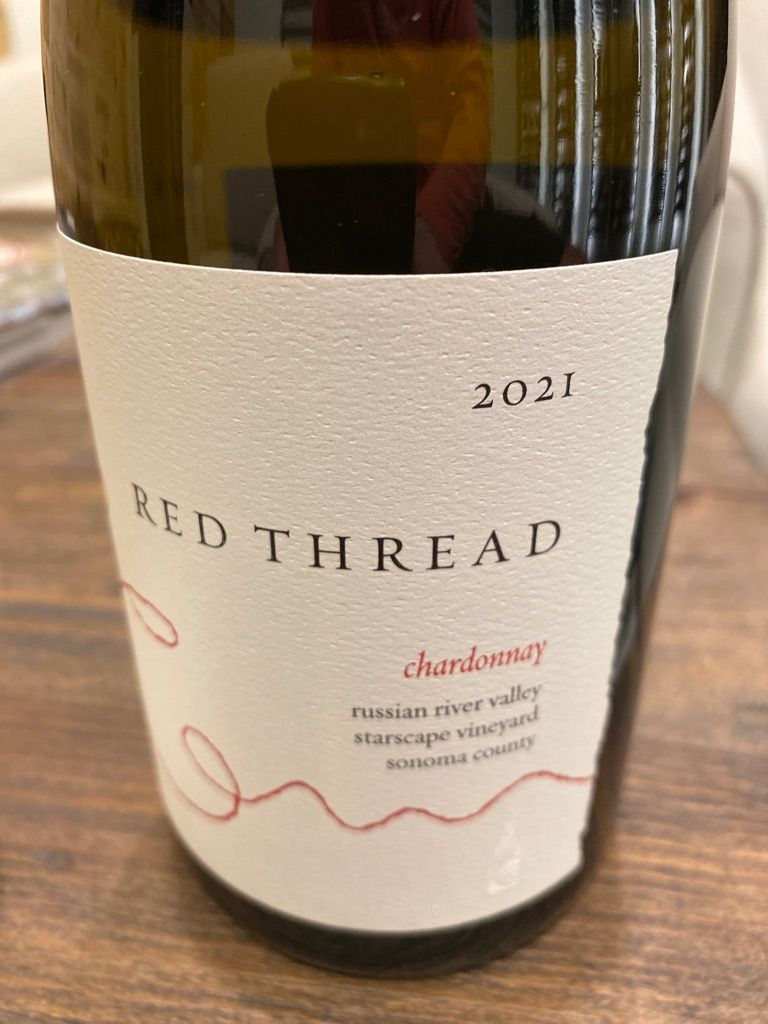 2021 Red Thread Chardonnay Starscape Vineyard, USA, California, Sonoma ...