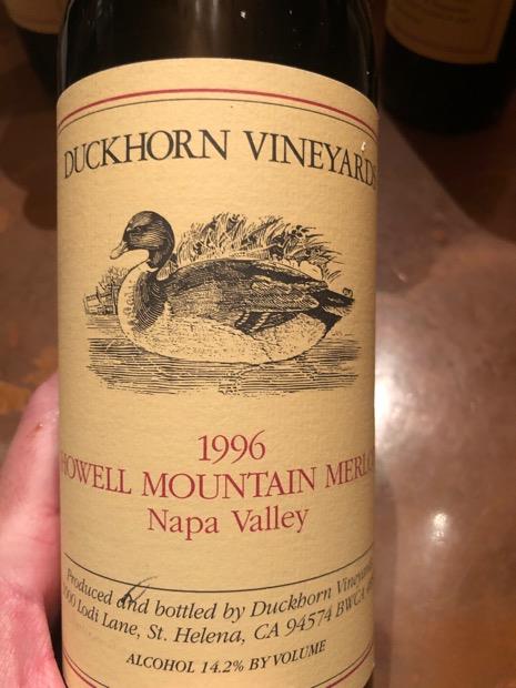 1997 Duckhorn Vineyards Merlot Bancroft Ranch Howell Mountain, USA ...