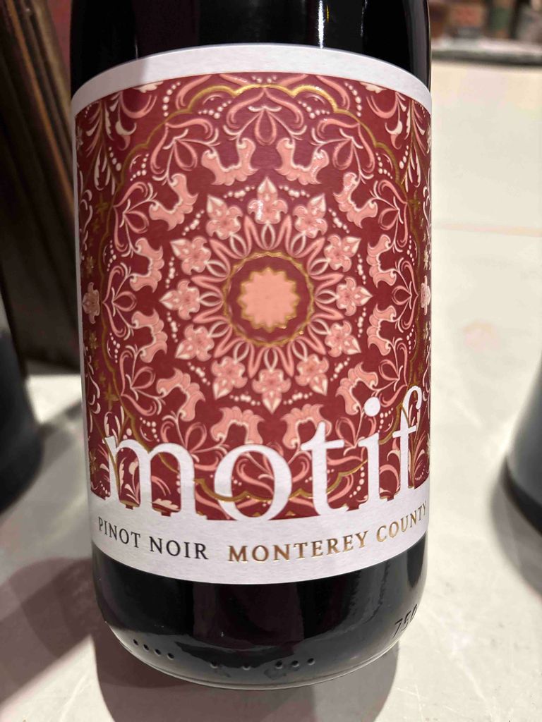 2023 Motif Pinot Noir Monterey County, USA, California, Central Coast ...