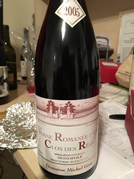 2005 Domaine Michel Gros Vosne-Romanée 1er Cru Clos des Réas, France ...