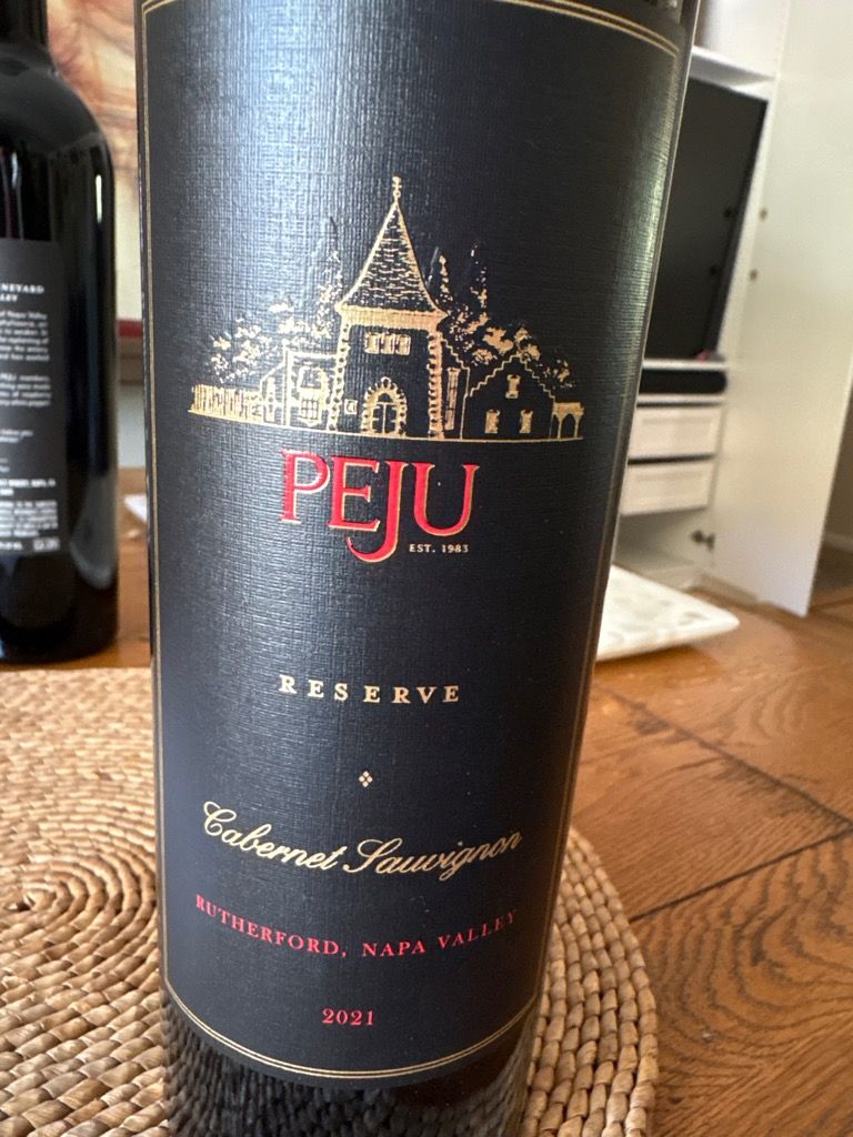 2021 Peju Province Winery Cabernet Sauvignon Reserve Rutherford, USA ...