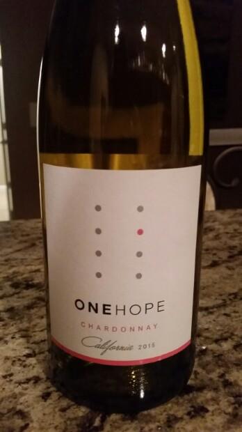 2015 One Hope Chardonnay, USA, California - CellarTracker