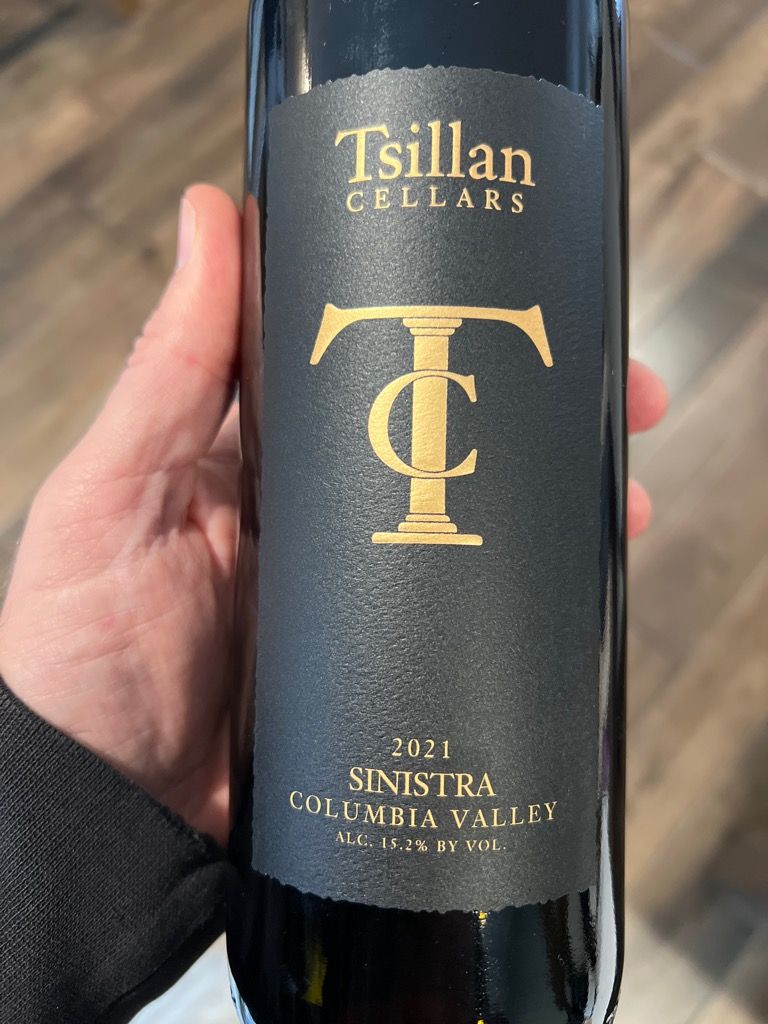 2021 Tsillan Cellars Sinistra, USA, Washington, Columbia Valley, Lake ...