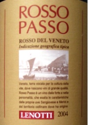2003 Lenotti Rosso Passo Veneto IGT, Italy, Veneto, Veneto IGT - CellarTracker