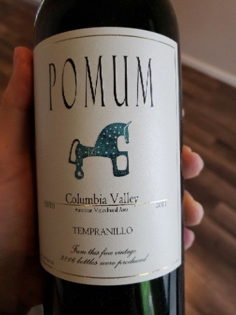 2011 Pomum Cellars Tempranillo Tinto, USA, Washington, Columbia Valley ...