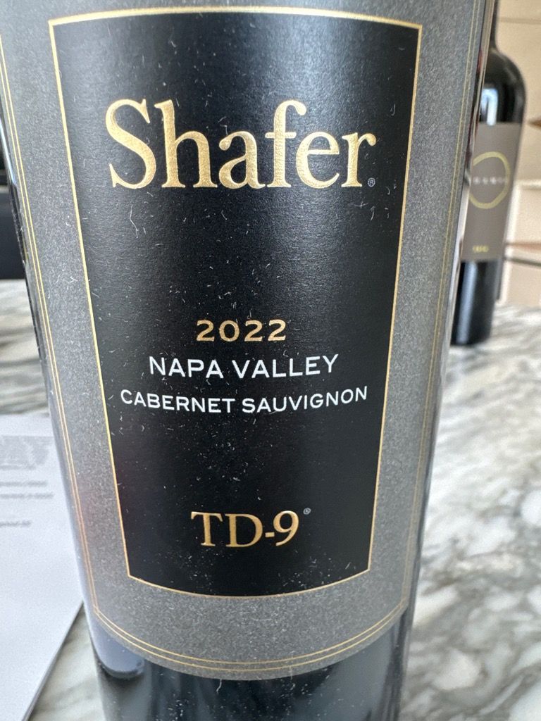 2022 Shafer Cabernet Sauvignon TD-9, USA, California, Napa Valley ...