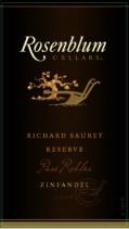 2008 Rosenblum Cellars Zinfandel Reserve Richard Sauret, USA ...