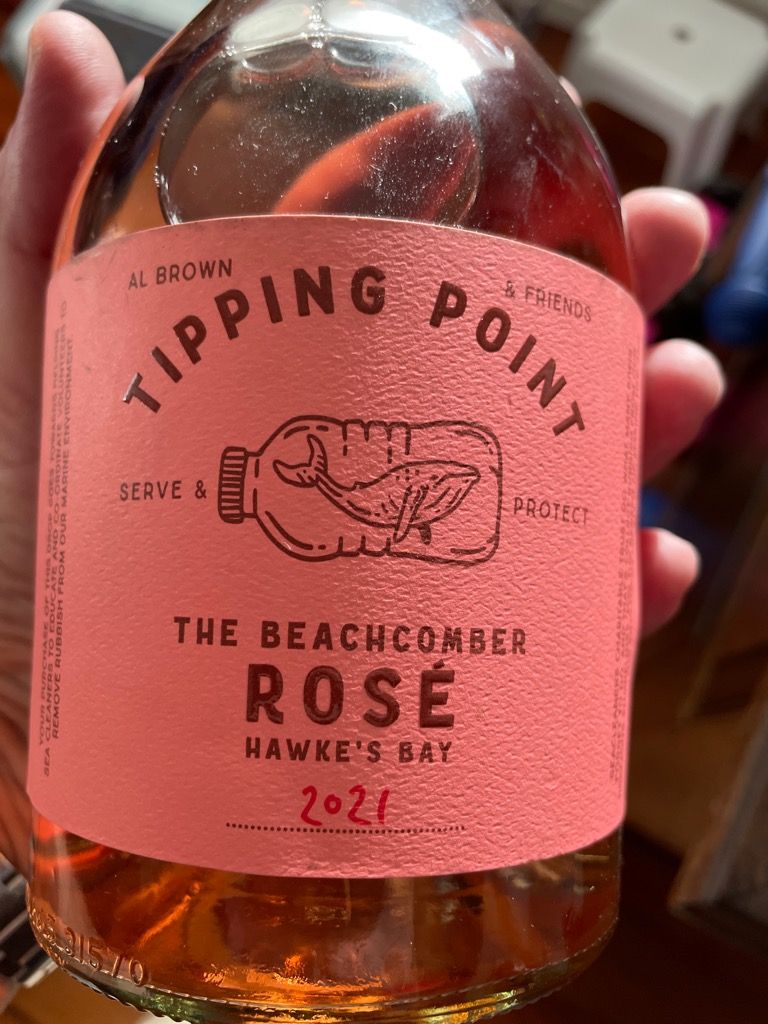 2021 Tipping Point Wines The Beachcomber Rosé Hawke's Bay, New Zealand ...