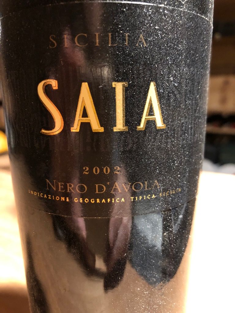 2002 Feudo Maccari Nero d'Avola Saia, Italy, Sicily, Sicilia ...