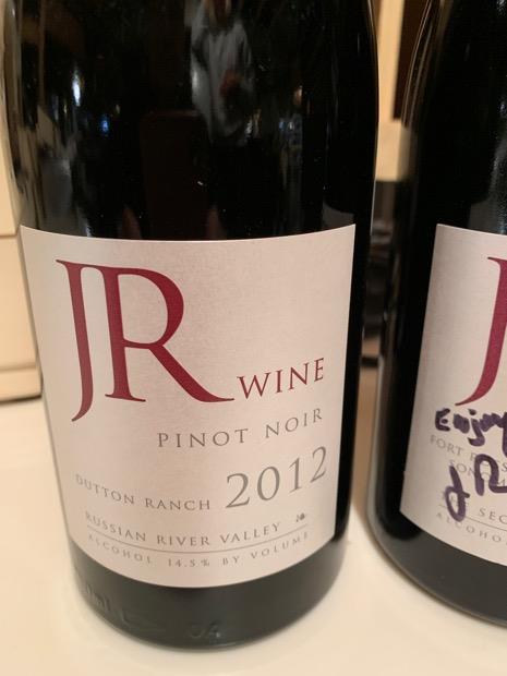 2012 JR Wine Pinot Noir Dutton Ranch, USA, California, Sonoma County ...