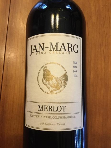 2014 Jan-Marc Wine Cellars Merlot, USA, Oregon/Washington, Columbia ...