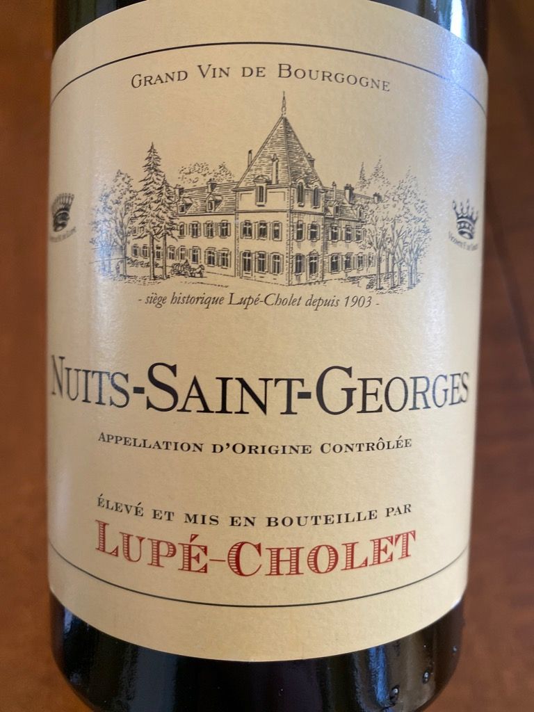 2018 Lupé-Cholet Nuits St. Georges, France, Burgundy, Côte de Nuits, Nuits St. Georges ...