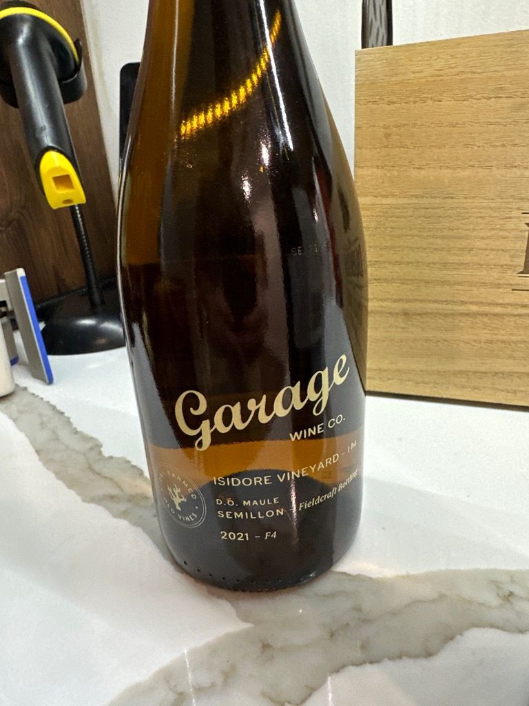 2020 Garage Wine Co. Sémillon Isidore Vineyard, Chile, Secano Interior ...