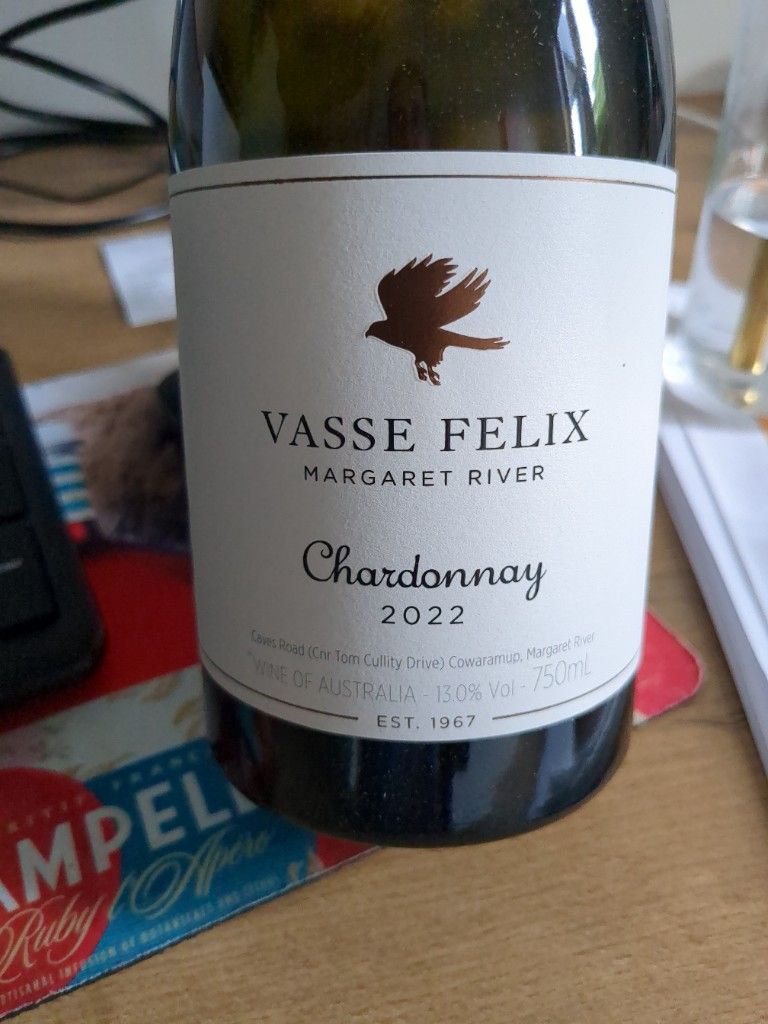 2022 Vasse Felix Chardonnay Margaret River, Australia, Western ...