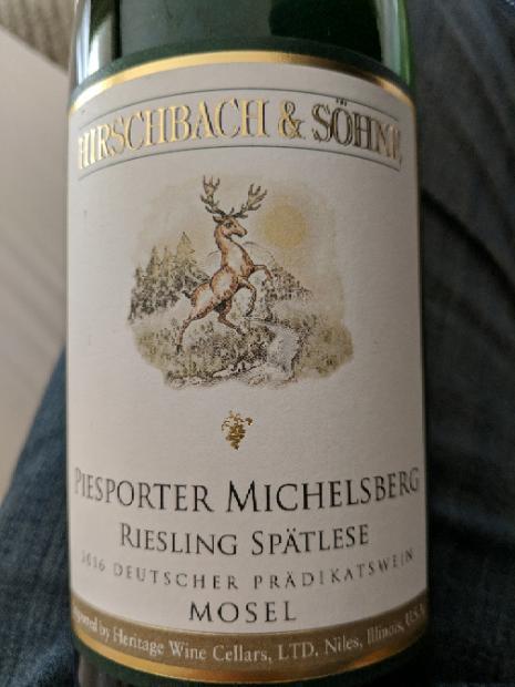 2021 Hirschbach & Söhne Piesporter Michelsberg Riesling Spätlese ...