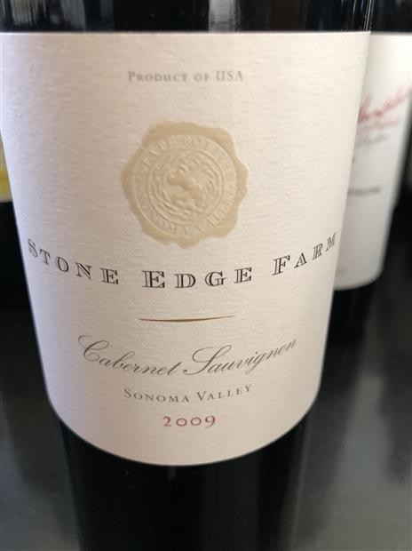 2009 Stone Edge Farm Cabernet Sauvignon, USA, California, Sonoma County ...