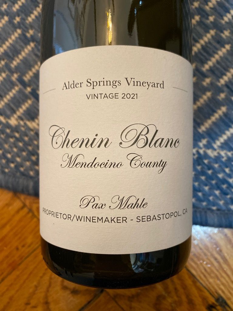 2020 Pax Chenin Blanc Alder Springs Vineyard, USA, California, North ...