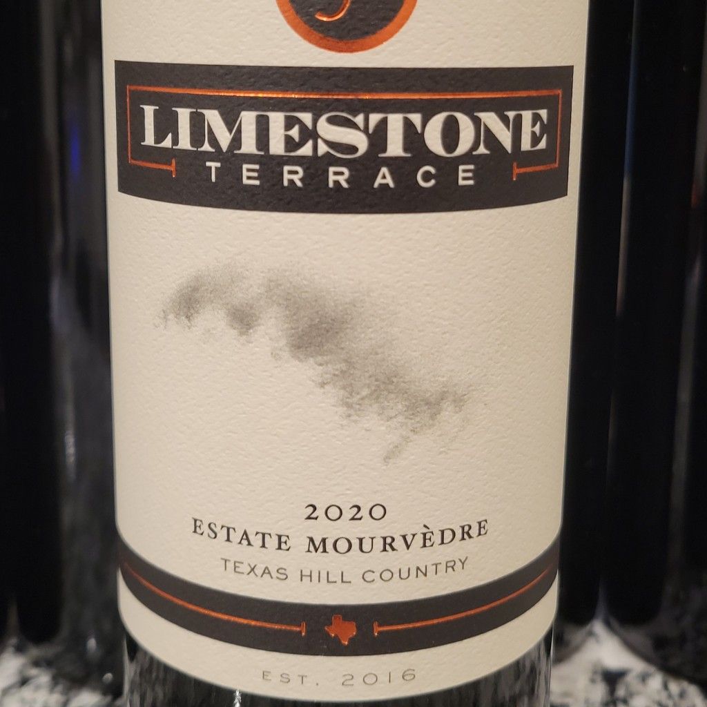 2020 Limestone Terrace Vineyard Aglianico, USA, Texas, Texas High ...