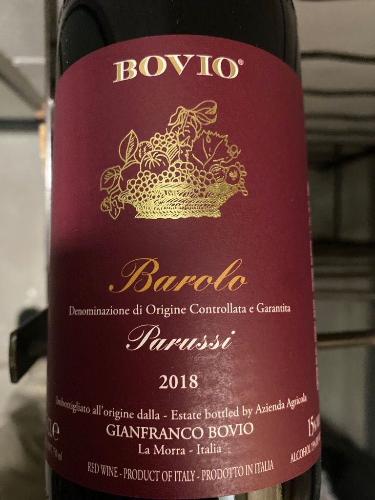 2017 Gianfranco Bovio Barolo Parussi, Italy, Piedmont, Langhe, Barolo - CellarTracker