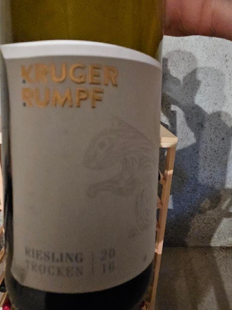2016 Kruger-Rumpf Riesling trocken, Germany, Nahe - CellarTracker