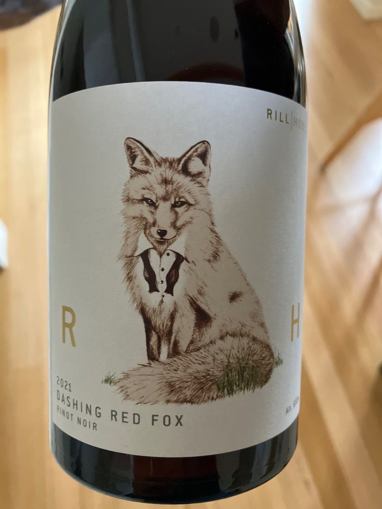 2021 Rill House Vineyard Pinot Noir Dashing Red Fox, Australia ...
