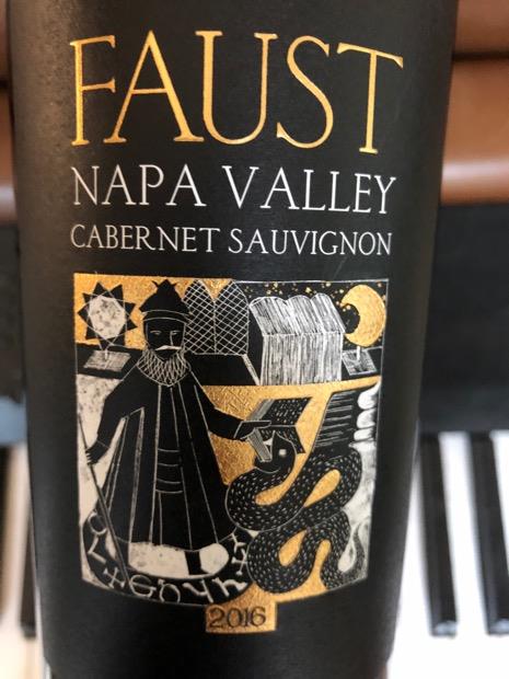2016 Faust Cabernet Sauvignon, USA, California, Napa Valley - CellarTracker