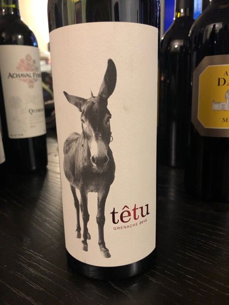 2016 Tetu Grenache, France, Languedoc Roussillon, Roussillon, Côtes ...