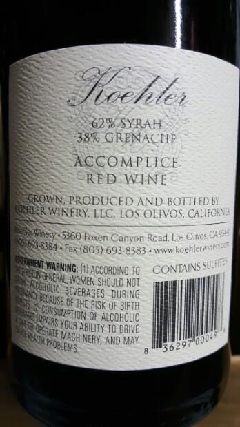 2009 Koehler Accomplice, USA, California, Central Coast, Santa Ynez ...