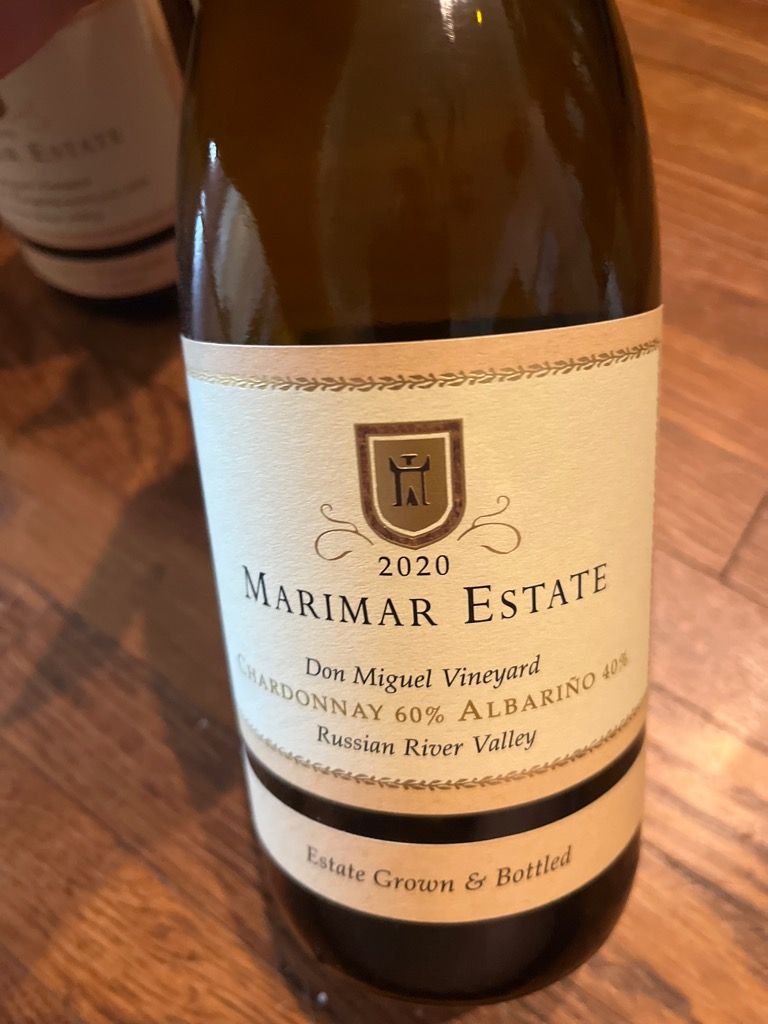 2022 Marimar Estate Chardonnay / Albariño Don Miguel Vineyard, USA ...