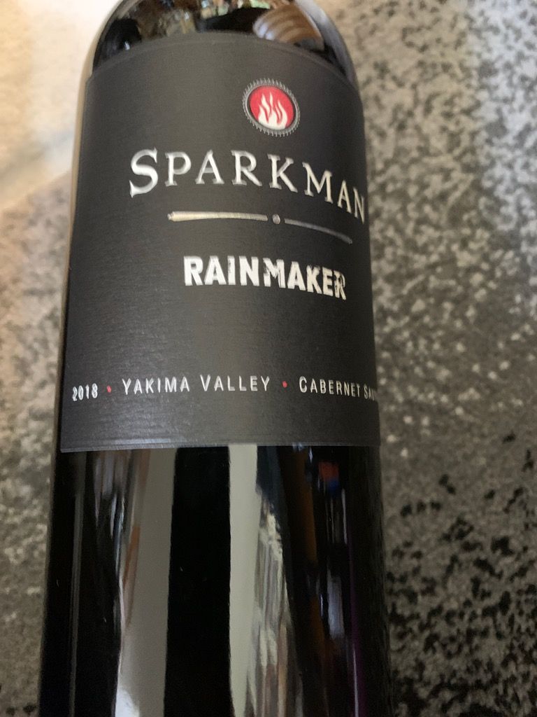 2018 Sparkman Cellars Cabernet Sauvignon Rainmaker, USA, Washington ...