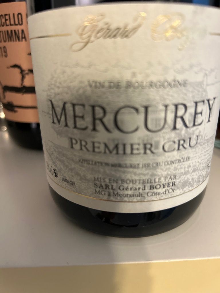 2021 Gérard Boyer Mercurey, France, Burgundy, Côte Chalonnaise ...