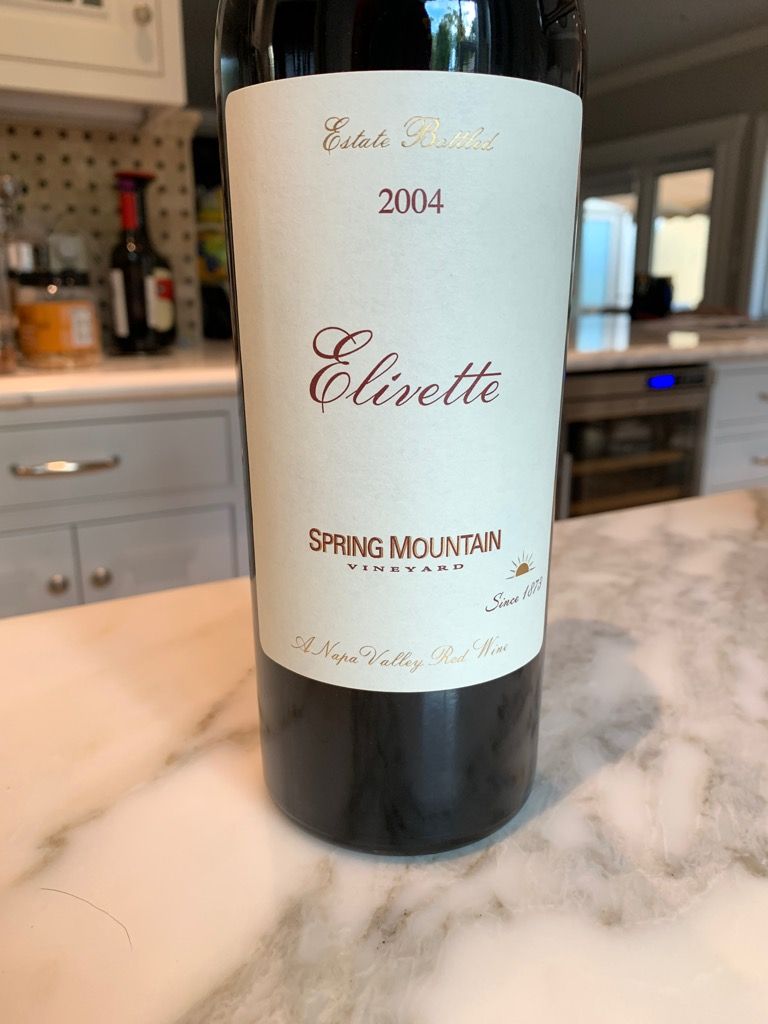 2004 Spring Mountain Vineyard Elivette, USA, California, Napa Valley ...