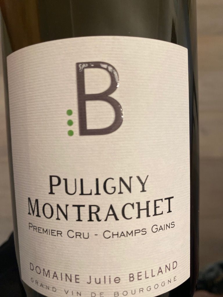 2018 Domaine Julie Belland Puligny-Montrachet 1er Cru Les Champs-Gain ...